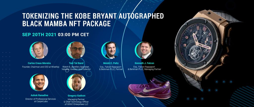 Tokenizing the Kobe Bryant Autographed Black Mamba NFT Package - WISeKey